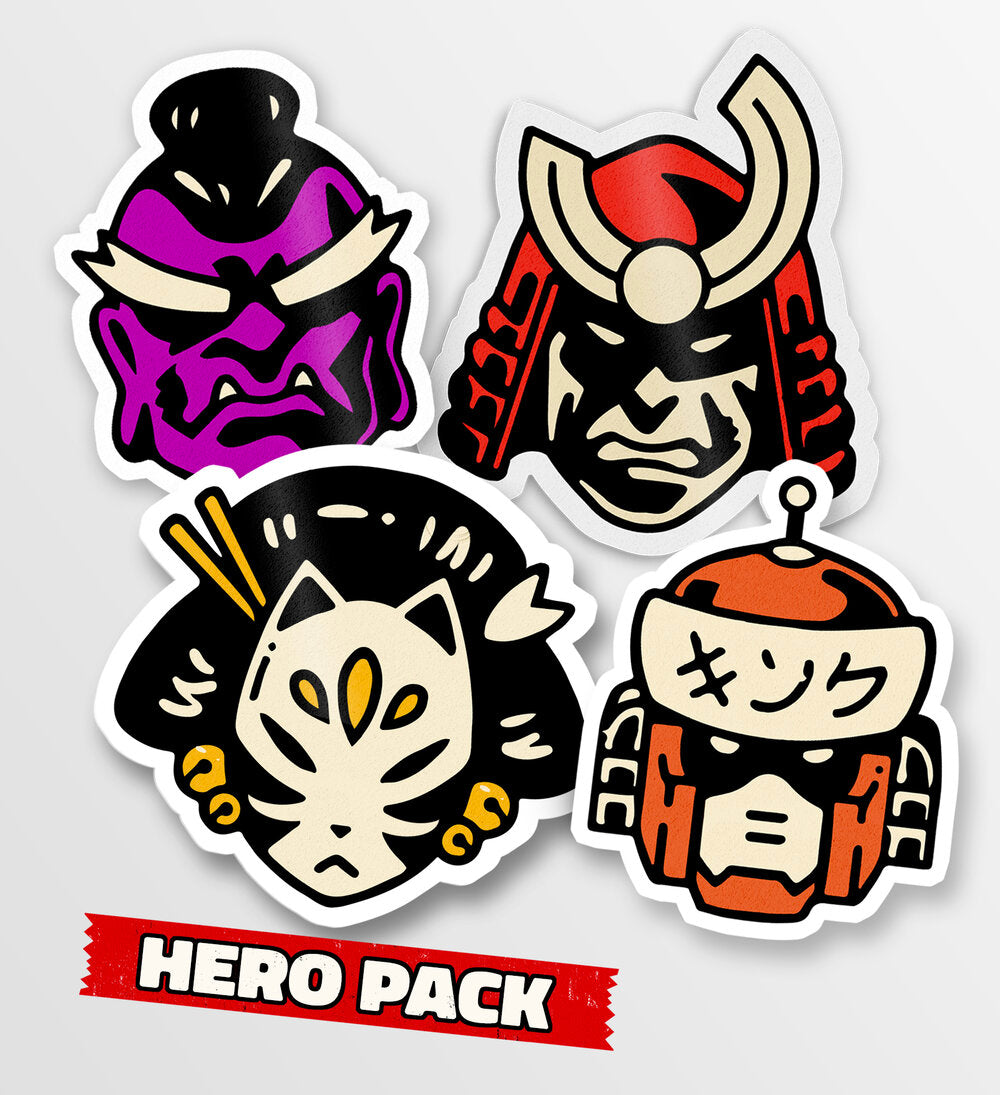 'HERO' Sticker Pack – Madness and Company